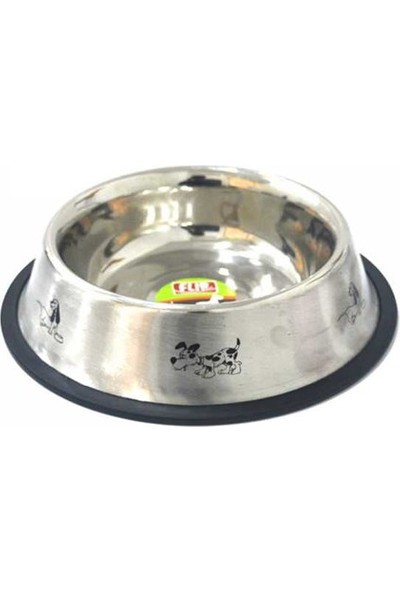 8 Oz. KE-3202MD Figürlü Çelik Mama Kabı