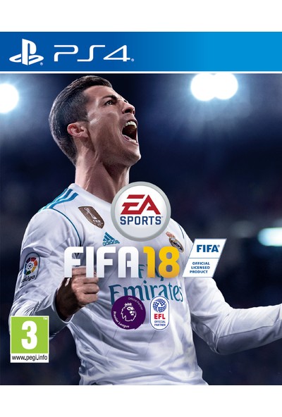 FIFA 18 PS4 Oyun-Türkçe menü FIFA 18 PS4 Oyun-Türkçe menü