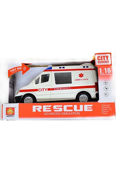 Erkol Oyuncak Wy590A B Servis Minibüsü - Polis - Ambulans - Işık + Ses - City Service +3 Yaş Erkol Oyuncak Wy590A B Servis Minibüsü - Polis - Ambulans - Işık + Ses - City Service +3 Yaş