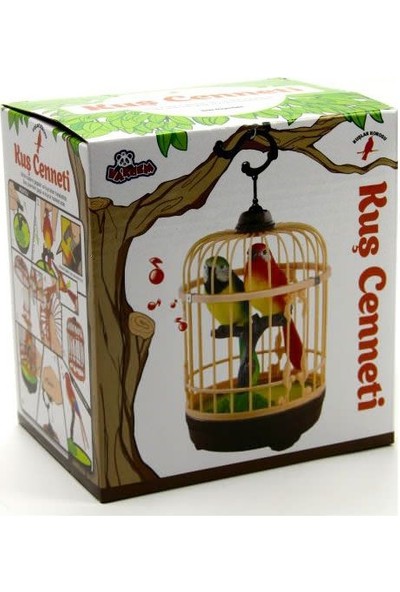 Vardem Oyuncak Kutuda Kafesli İki Kuş 518 - 2