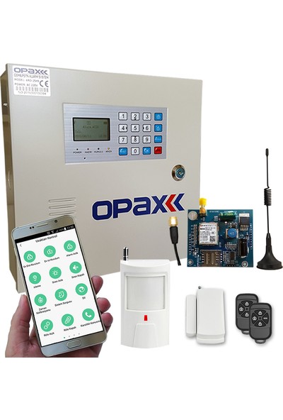 Opax Ard 2545 Pstn Ve Gsm Özellikli Kablolu & Kablosuz Alarm Paneli Opax Ard 2545 Pstn Ve Gsm Özellikli Kablolu & Kablosuz Alarm Paneli