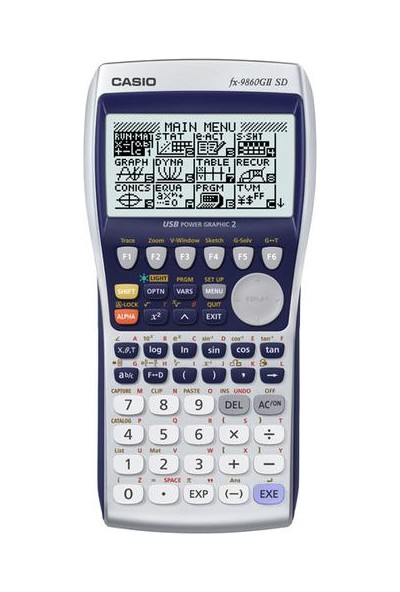 Casio FX - 9860GII SD Grafik Çizen Bilimsel Hesap Makinesi Casio FX - 9860GII SD Grafik Çizen Bilimsel Hesap Makinesi