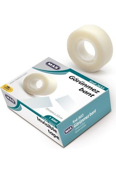 Mas 2633 Görünmez Bant 19mm x 33m
