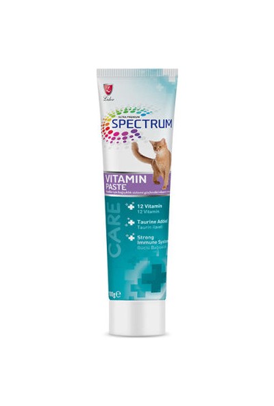 Spectrum 12 Vitamin Paste Bağışıklık Sistemi Güçlendirici Kedi Macunu 100 Gr Spectrum 12 Vitamin Paste Bağışıklık Sistemi Güçlendirici Kedi Macunu 100 Gr