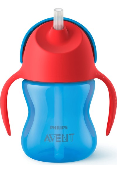 Philips Avent Desenli Pipetli Bardak 200 ml - SCF796/01 - Mavi Philips Avent Desenli Pipetli Bardak 200 ml - SCF796/01 - Mavi
