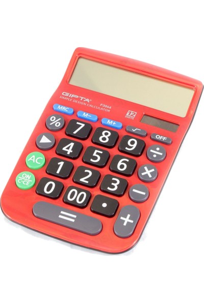 Gıpta F3046 12 Haneli Hesap Makinesi