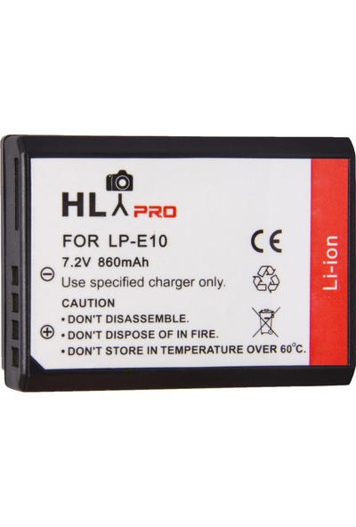 Canon 1200D İçin LP-E10 LPE10 Batarya Canon 1200D İçin LP-E10 LPE10 Batarya