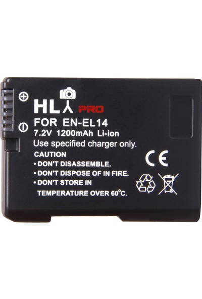 Nikon D3300 İçin EN-EL14 ENEL14 Batarya Nikon D3300 İçin EN-EL14 ENEL14 Batarya