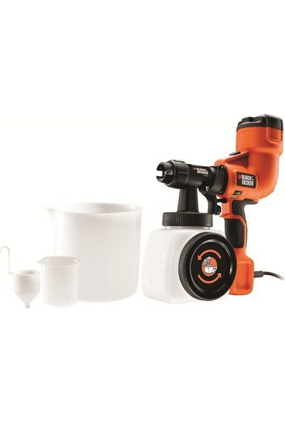 Black&Decker HVLP200 400Watt Elektrikli Boya Tabancası Black&Decker HVLP200 400Watt Elektrikli Boya Tabancası