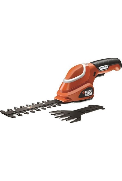 Black&Decker GSL700 7.2V Li-Ion Akülü Çit Kesme Ve Çim Makası