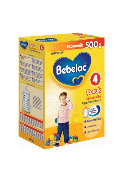 Bebelac 4 Çocuk Devam Sütü 500 gr Bebelac 4 Çocuk Devam Sütü 500 gr