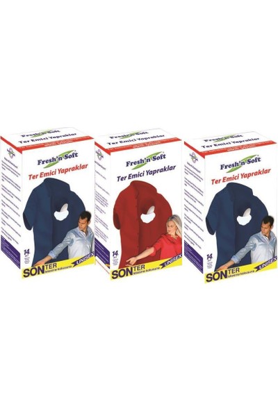 Fresh'n Soft Ter Emici Yaprak 3'lü Set Fresh'n Soft Ter Emici Yaprak 3'lü Set