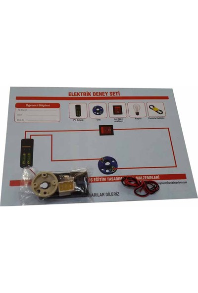 Misyon Elektrik Deney Seti Deney ve İş Eğitimi Malzemeleri
