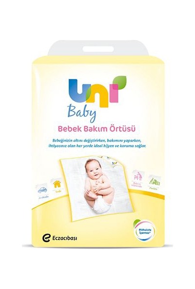Uni Baby 10'Lu Bebek Bakım Örtüsü
