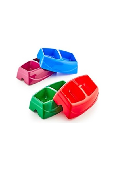 Goodnesspet İkili Plastik Mama ve Su Kabı 2 X 400 ml