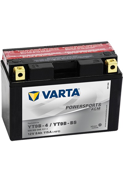 Varta YT9B BS Motosiklet Aküsü 12V 8 Ah