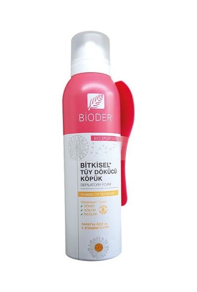 Bioder Bitkisel Tüy Dökücü Köpük 150Ml (Hassas Ciltler) Bioder Bitkisel Tüy Dökücü Köpük 150Ml (Hassas Ciltler)