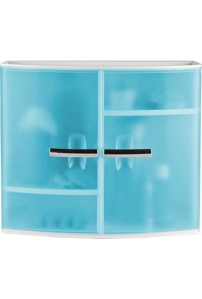 Primanova Yüksek Raflı Banyo Ve Ecza Dolabı Mavi Primanova Yüksek Raflı Banyo Ve Ecza Dolabı Mavi