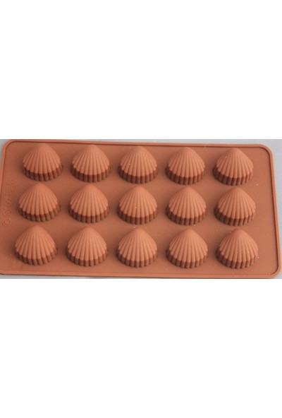 Simo Silikon Deniz Kabukları Çikolata Kalıbı (1302) - 15'Li