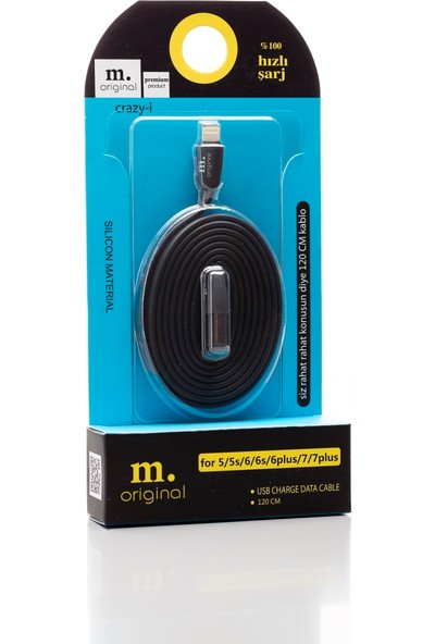 M.Original Ios Şarj Data Hızlı Kablo