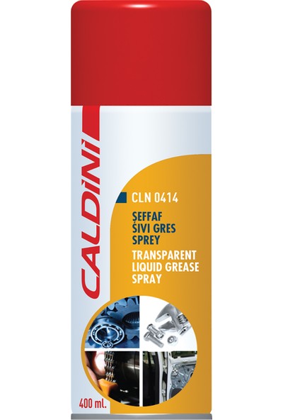 Caldini Şeffaf Sıvı Gres Sprey