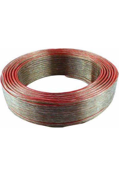 Oem Şeffaf Hoparlör Kablosu 2X0 75 100 Metre Oem Şeffaf Hoparlör Kablosu 2X0 75 100 Metre