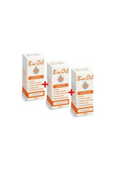 Bio-Oil Cilt Bakım Yağı 60 Ml 3 Lü Paket Bio-Oil Cilt Bakım Yağı 60 Ml 3 Lü Paket