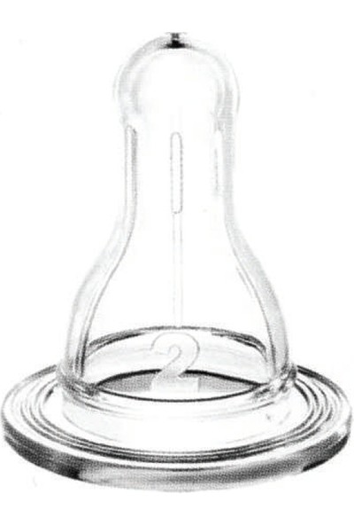 Baby Time Silkon Klasik Biberon Emziği N.2