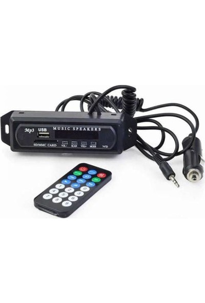 Rewel Usb 300 Çakmak Fişli Oto Teyp Aux Usb Sd Mmc Çevirici Digital Player