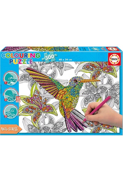 Educa 300 Parça Puzzle Humming Bird (Boyamalı Puzzle) Educa 300 Parça Puzzle Humming Bird (Boyamalı Puzzle)