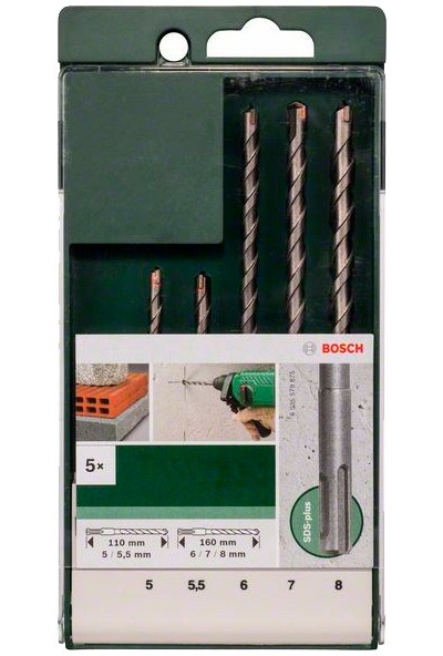 Bosch SDSPLUS 5 Parça Aksesuar Seti Bosch SDSPLUS 5 Parça Aksesuar Seti