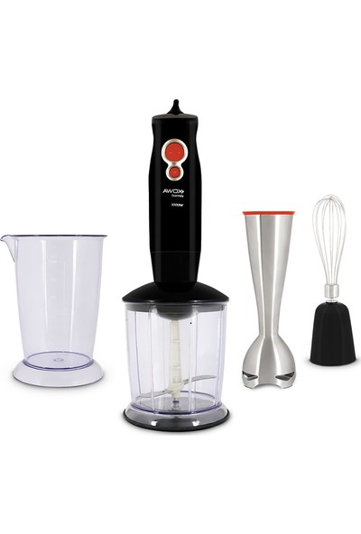Awox Barmix 3 İn 1 1000 Watt Çıkabilir Çelik Uçlu 3'lü Blender Set