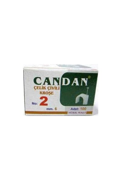 Candan No 2 Çivili Kroşe 6 Mm