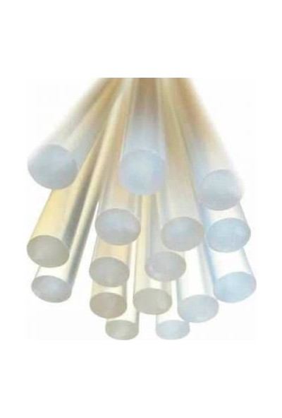 Rewel Şeffaf Kalın Mum Çubuk Silikon 11Mmx 30Cm