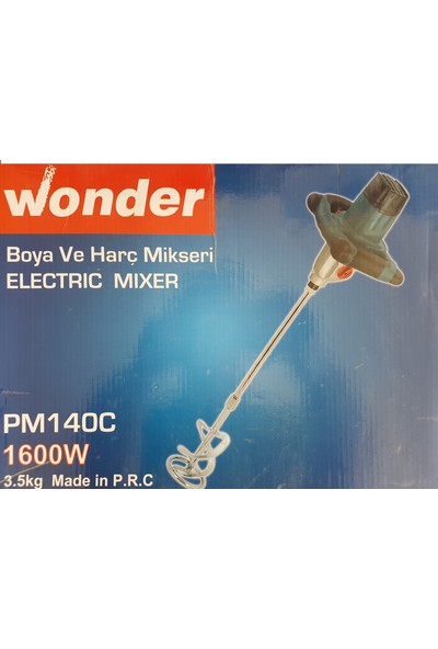 Wonder Pm140C Elektrikli Matkap Mikser Boya Ve Harç Karıştırıcı