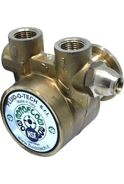 Fluidotech Kahve Makinası Pompası, Rotary Pompa Pirinç Gövdeli Fluidotech Kahve Makinası Pompası, Rotary Pompa Pirinç Gövdeli