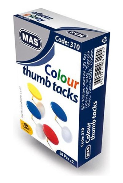 Mas 310 Renkli Raptiye Karışık Mas 310 Renkli Raptiye Karışık