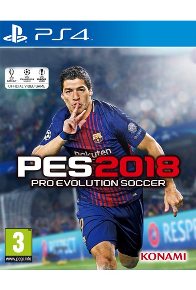 PES 2018 PS4 Oyun- Türkçe Menü
