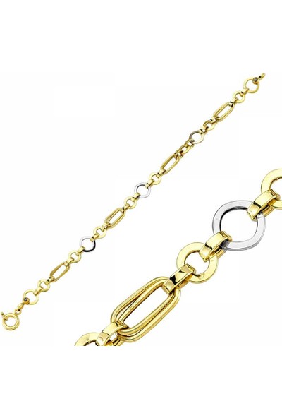Sembolgold Takı Tasarım Altın Bileklik Hallow Modeli Sg42-57503 Sembolgold Takı Tasarım Altın Bileklik Hallow Modeli Sg42-57503