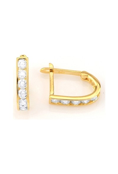 Sembol Gold Altın Çocuk J Küpe T201