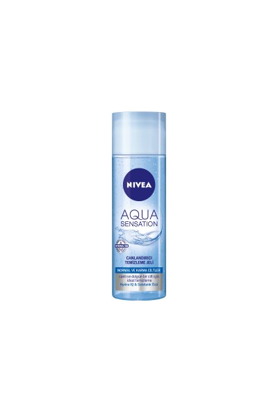 Nivea Aqua Sensation Canlandırıcı Temizleme Jeli Normal Ve Karma Ciltler İçin 200Ml Nivea Aqua Sensation Canlandırıcı Temizleme Jeli Normal Ve Karma Ciltler İçin 200Ml