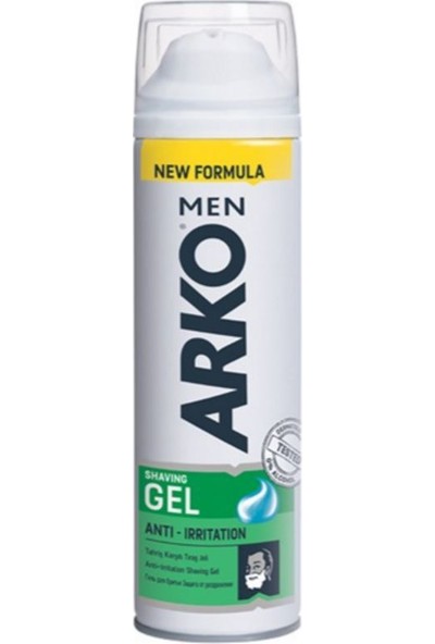 Arko Tıraş Jeli Anti Irritation 200Ml Arko Tıraş Jeli Anti Irritation 200Ml