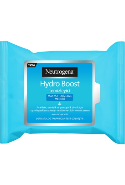 Neutrogena Hydro Boost 25'Li Makyaj Temizleme Mendili Neutrogena Hydro Boost 25'Li Makyaj Temizleme Mendili
