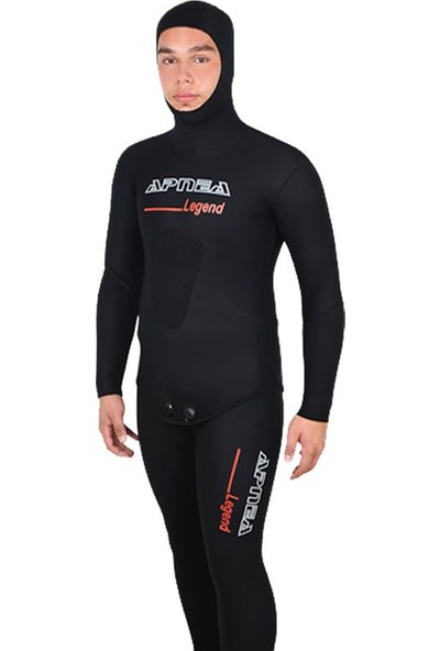 Apnea 5 mm Legent Elbise Siyah