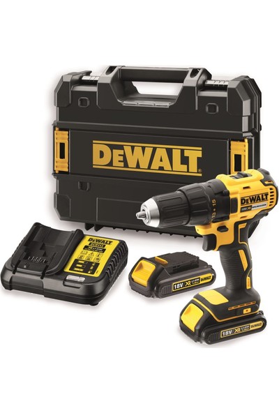 Dewalt DCD777S2T-QW Kömürsüz 18V 1.5 Ah Şarjlı Darbesiz Vidalama+Çift Akü+Taşıma Çantası