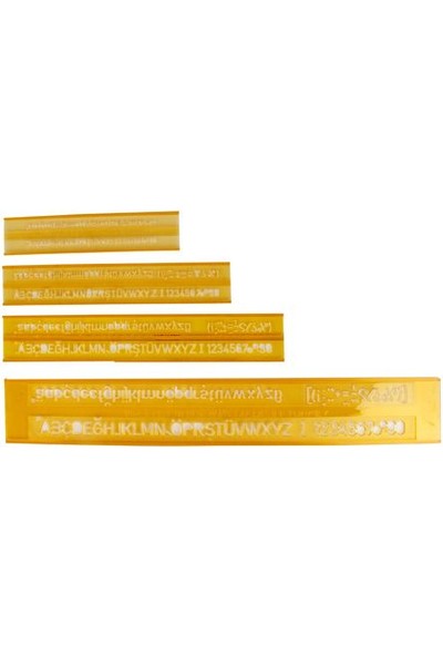 Hatas 2250 Teknik Resim Yazı Seti 3-5-7-10 Mm