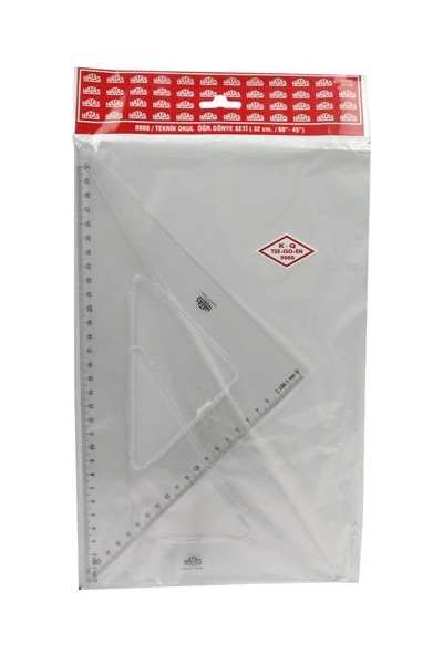 Hatas 32/60º-45º Teknik Okul Öğrenci Gönye Seti 0808 Hatas 32/60º-45º Teknik Okul Öğrenci Gönye Seti 0808