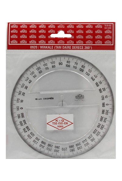 Hatas Plastik Minkale Tam Daire Derece (360º) 0920 Hatas Plastik Minkale Tam Daire Derece (360º) 0920