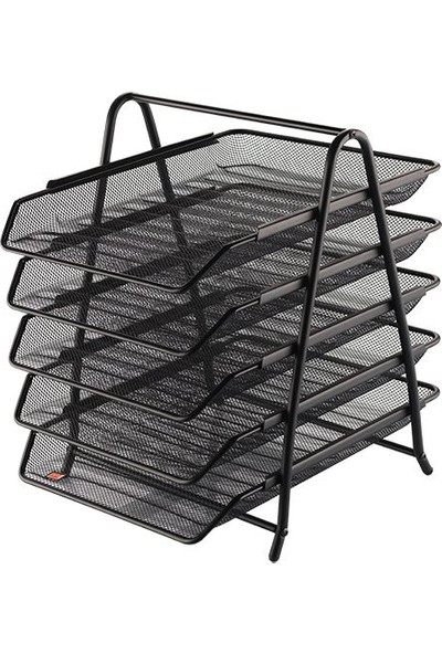 Cassa Tel Evrak Rafı 5'Li (8935) Renk - Siyah Cassa Tel Evrak Rafı 5'Li (8935) Renk - Siyah