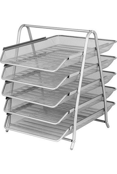 Cassa Tel Evrak Rafı 5'Li (8935) Renk - Gri Cassa Tel Evrak Rafı 5'Li (8935) Renk - Gri